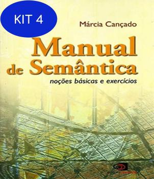 Kit 4 Livro Manual De Semantica - Contexto - Outros Livros - Magazine Luiza