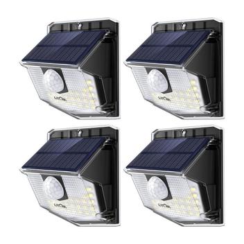 Kit 4 Luminárias Led Litom Energia Solar 30 Leds - Luminária - Magazine ...