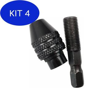 Kit 4 Mini Mandril De Aperto Rápido Com Haste De 1/4 Charbs - Mandril ...