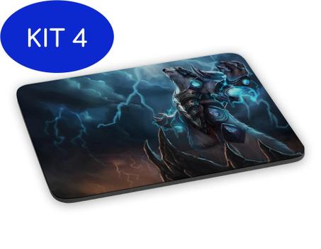 Kit 4 Mousepad Volibear LOL League of Legends Gamer Geek Game - Live ...