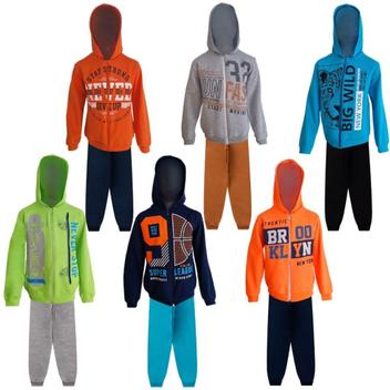 Kit 4 Peças Conjunto Moletom Infantil Menino 1 ao 08 Outono Inverno ...