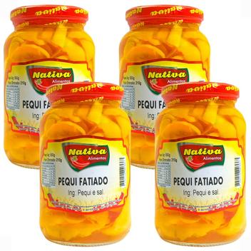 Kit 4 Pequi Fatiado em Conserva 550g Nativa Fruto do Cerrado - Panetone ...