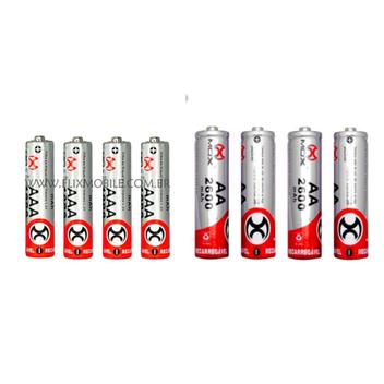 Kit 4 Pilhas AAA(Palito) 1000mAh + 4 Pilhas AA (Tradicional) 2600mah Recarregáveis - MOX ...