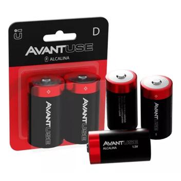 Kit 4 Pilhas Alcalinas D Grande Cartela C/2 Uni 1.5v - Avant - Pilhas - Magazine Luiza