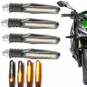 Kit 4 Piscas Led Sequencial Universal Moto Seta Slim Palito - Stallion ...