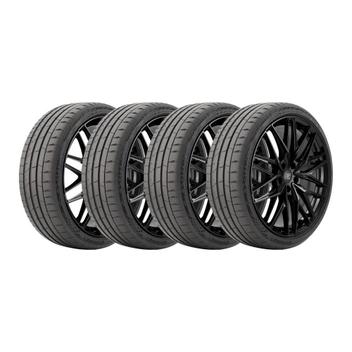 Kit 4 Pneus Continental Aro 22 285/30R22 SportContact 7 AO 101Y XL ...