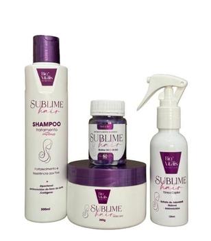kit 4 produtos Da Bio Vitalis Sublyme - Kit de Tratamento para Cabelos ...