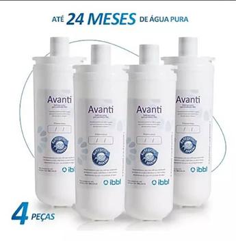 Kit 4 Refil Filtro IBBL Natural Mini Purificador de Água Avanti, MIO e ...