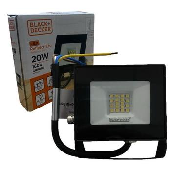 Kit 4 Refletor Holofote Eco Led 20w Branco Frio 6500K IP65 Bivolt ...