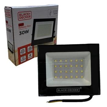 Kit 4 Refletor Holofote Eco Led 30w Branco Frio 6500K IP65 Bivolt - Black+Decker - Refletor ...