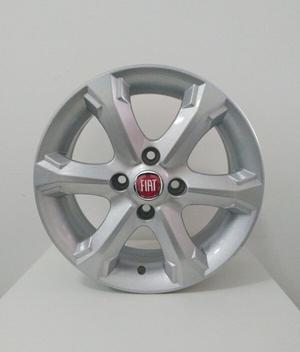 Kit 4 Rodas Aro 14 Fiat Strada BRW 1250 498 Prata - Roda de Carro ...