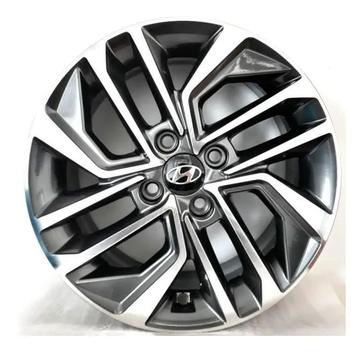 Kit 4 Rodas Aro 15 4x100 Hyundai HB20 GD Scorro S270 - Roda de Carro ...