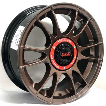 Kit 4 Rodas Aro 15x6 Oz Ultraleggera 4x100/108 Bronze S281 - Scorro ...