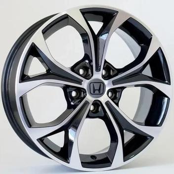 Kit 4 Rodas Aro 17x7 5x114 Honda Civic Preta Diamantada Krmai R29 - Roda de Carro - Magazine Luiza