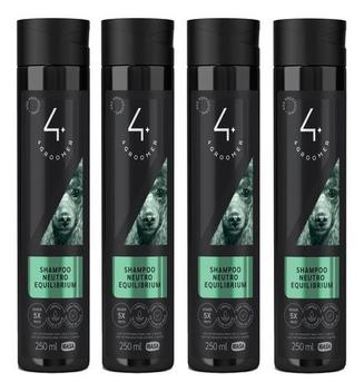 Kit 4 Shampoo Neutro Equilibrium 4 Groomer 250ml - Ibasa - Shampoo e ...