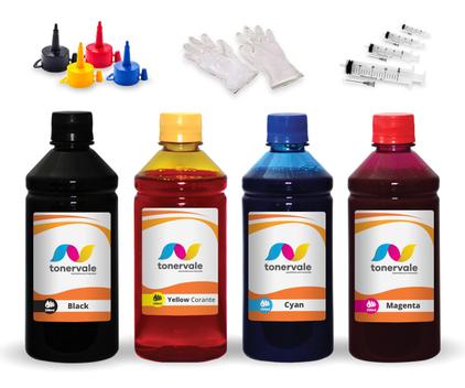 Kit 4 Tinta Para Lexmark PRO 209 105BK e 100 250ml Linha Platinum ...
