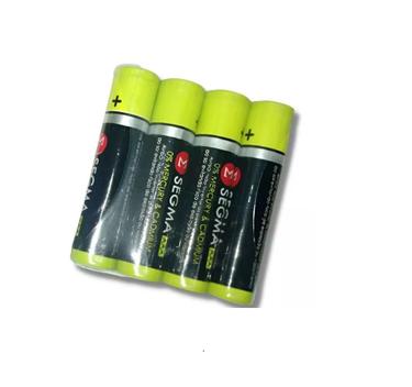 Kit 4 Unidades De Pilha Aaa Palito Segma Zinco - mk - Pilhas - Magazine ...