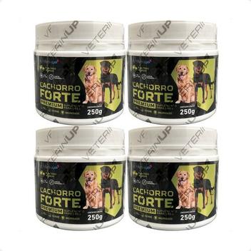 Kit 4 Unidades Suplemento Cachorro Forte Premium 250g - Vitaminas e ...