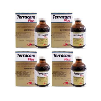 Kit 4 unidades - terracam plus inj 50ml - 000212 - Garrafa - Magazine Luiza