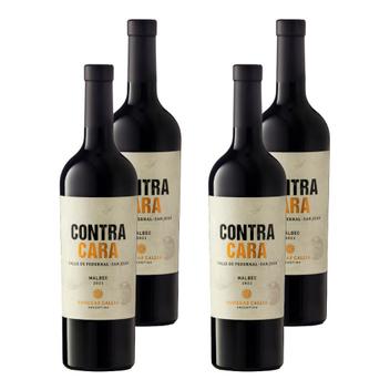 Kit 4 Vinhos Contracara Malbec Tinto Argentina 750ml - Bodegas Callia ...