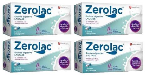Kit 4 Zerolac 30 Cápsulas 10.000 Fcc - União Química - Uniao Quimica ...