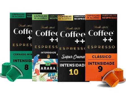 Kit 40 Cápsulas Coffee Mais Compatíveis Com Nespresso - COFFEE++ ...