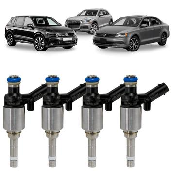 Kit 4x Bico Injetor Gdi Audi Q5 Vw Golf Gti Jetta Tiguan - BOSCH ...
