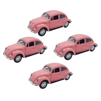 Kit 4x Carrinho de Coleção Fusca Rosa - AP TOYS - Miniaturas de Carros ...