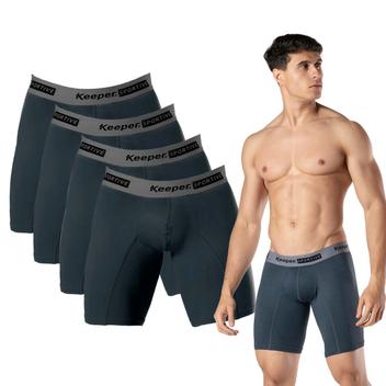 Kit 4x Cueca Box Longleg Masculina Esportiva Assadura Keeper - Cueca ...