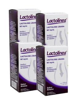 Kit 4x Lactolínea Sabor Ameixa Com 120Ml - Cimed - Vitaminas A-Z ...