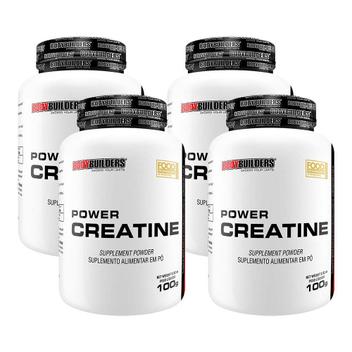 Kit 4X Power Creatina 100G - Bodybuilders - Creatina - Magazine Luiza