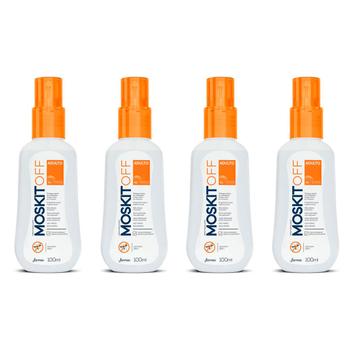 Kit 4x Repelente de Insetos Moskitoff Adulto Contra Mosquito da Dengue ...