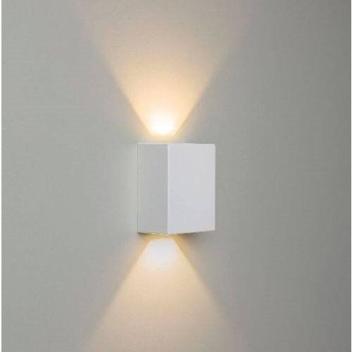 Kit 5 Arandela Slim Com Led Integrado 4w 2 Focos Branco Quente - CTB ...