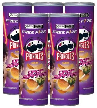 kit 5 Batata Pringles Sabor Drop Surprise Kelloggs 105G - Pringles ...