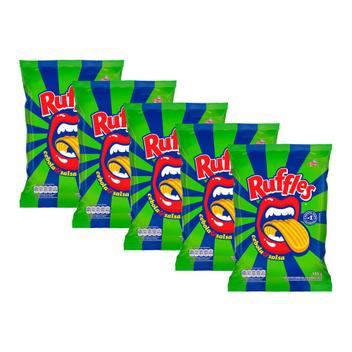 Kit 5 Batata Ruffles Elma Chips Sabor Cebola e Salsa 115g - Ruffles ...