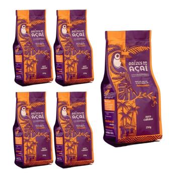 Kit 5 Café de Açaí da Floresta Amazônica 250g - Raízes do Açai ...