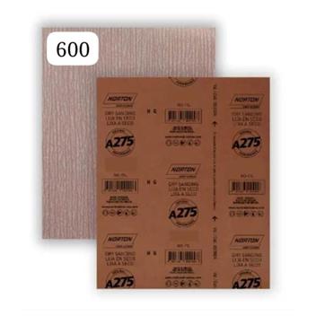 Kit 5 folha lixa seco a275 230x280 p600 norton - Lixa para Parede ...