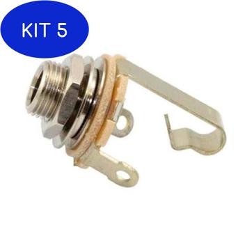 Kit 5 Jack P10 Dreamer Sb101 Mono - Plugs e Adaptadores - Magazine Luiza
