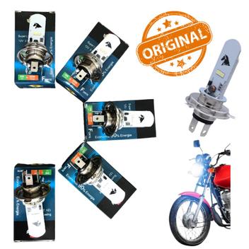 KIT 5 Lâmpada de Led 8000k encaixe H4 para moto e carro universal ...