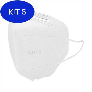 Kit 5 Máscara Hospitalar Kn95 N95 Ffp2 10 Unid - Hypem - Máscara Facial Descartável ...