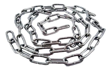 Kit 5 metros Corrente Aço Inox 3,2 mm elo Médio carga 200kg - Geral ...