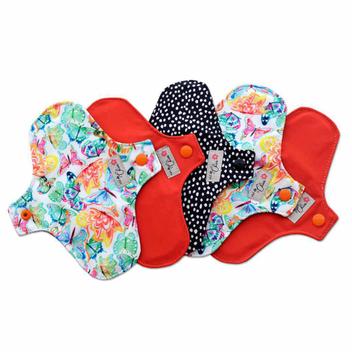 Kit 5 Mini Absorventes De Pano Vai De Chica Reutilizável - Absorvente ...