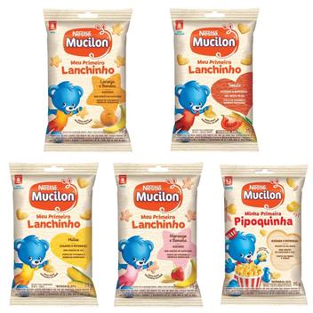 Kit 5 Mucilon Meu Primeiro Lanchinho Sabor Variado - Nestlé - Kit ...