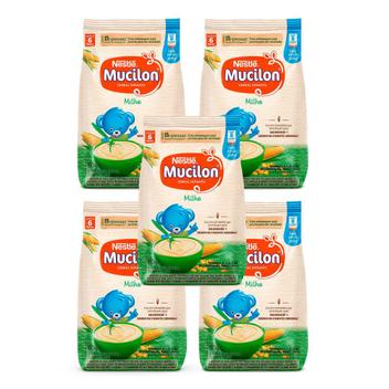 Kit 5 Mucilon Milho Cereal Infantil Sachê 180g - Cereal Infantil ...