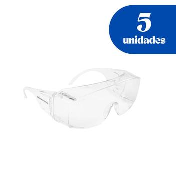 Kit 5 oculos vicsa persona optico incolor ca 20703 - Óculos de Proteção ...