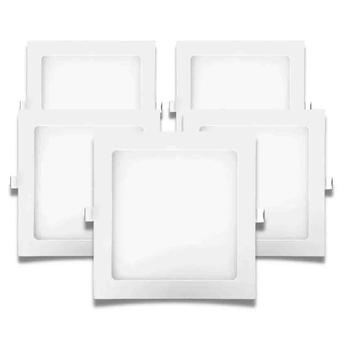 kit 5 Paineis de Embutir Avant 18W Bivolt, led 22x22 paflon - Painel de ...