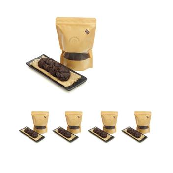 Kit 5 Pct Cookies Biscoitos Caseiro Puro Cacau Bolacha Artesanal Sabor ...