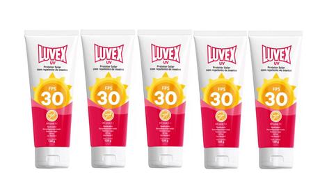 Kit 5 protetor solar fps 30 com repelente 120gr luvex - Kit de ...