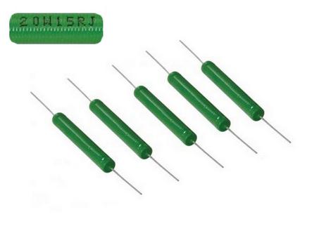 Kit 5 Resistor Fio 20w 15rj Ohms Ax Tweeter Corneta - Vinik - Materiais ...