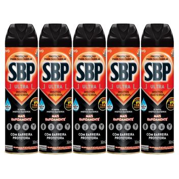 KIT 5 SBP AEROSSOL BASE AGUA ULTRA FRASCO 360ml - Inseticidas ...